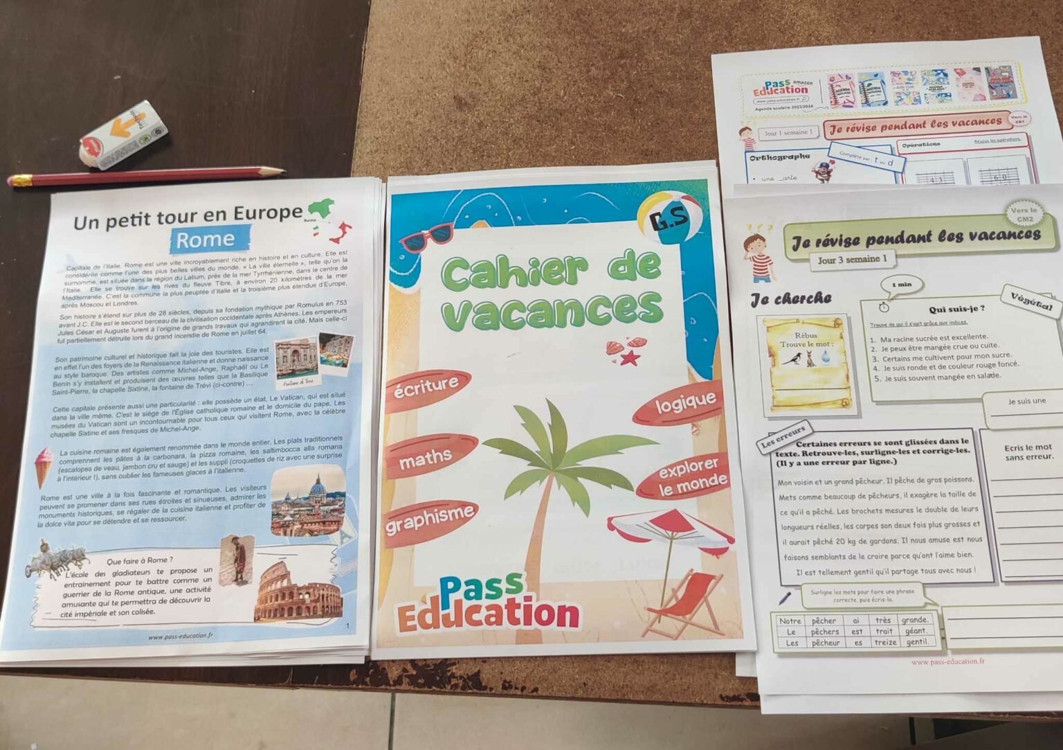 Cahiers de vacances GRATUITS avec Passéducation - Payette Family