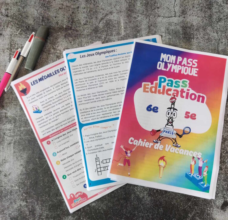 Mon Pass Olympique du niveau CE1 au niveau 5e - Payette Family